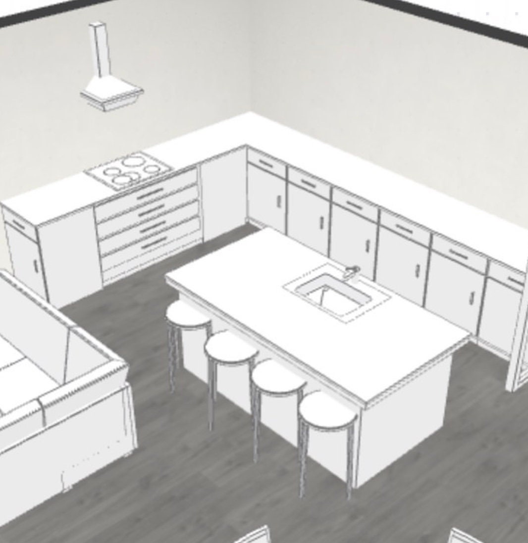 Kitchen Design | Online Interior Design| Service| E-design| Custom ...