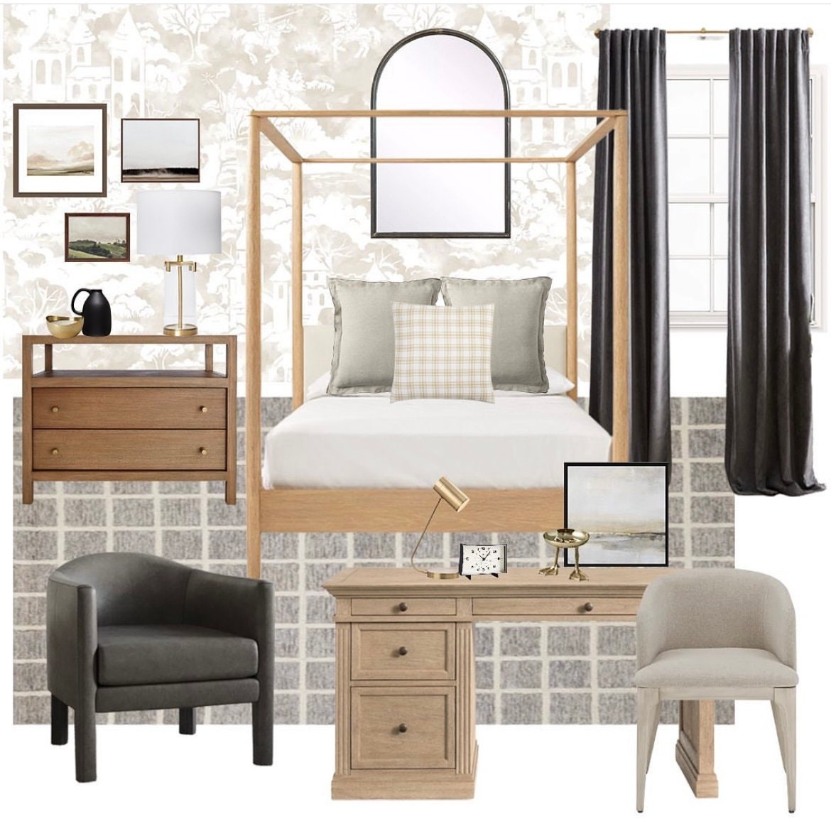 Bedroom Design Online Interior Design Service E-design Custom Interior ...