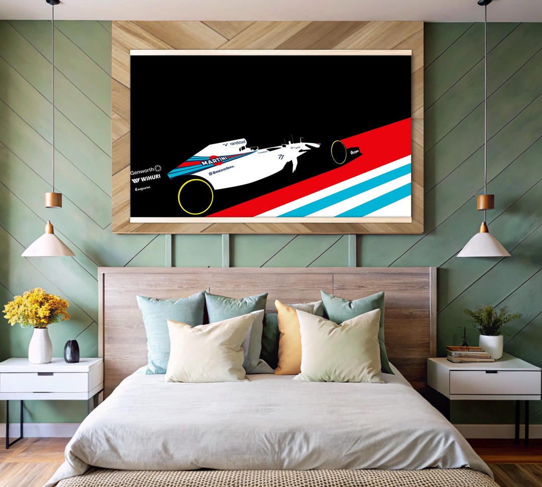 Martini Racing,formula1 Decor,oversize Wall Art,livingroom Wall Decor ...
