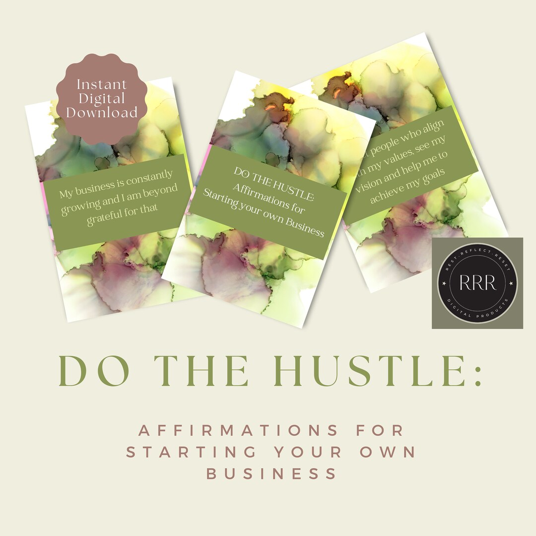 30 Daily Affirmations for Side Hustles/boss Babes/girl Boss/women in Business/empowering Women ...