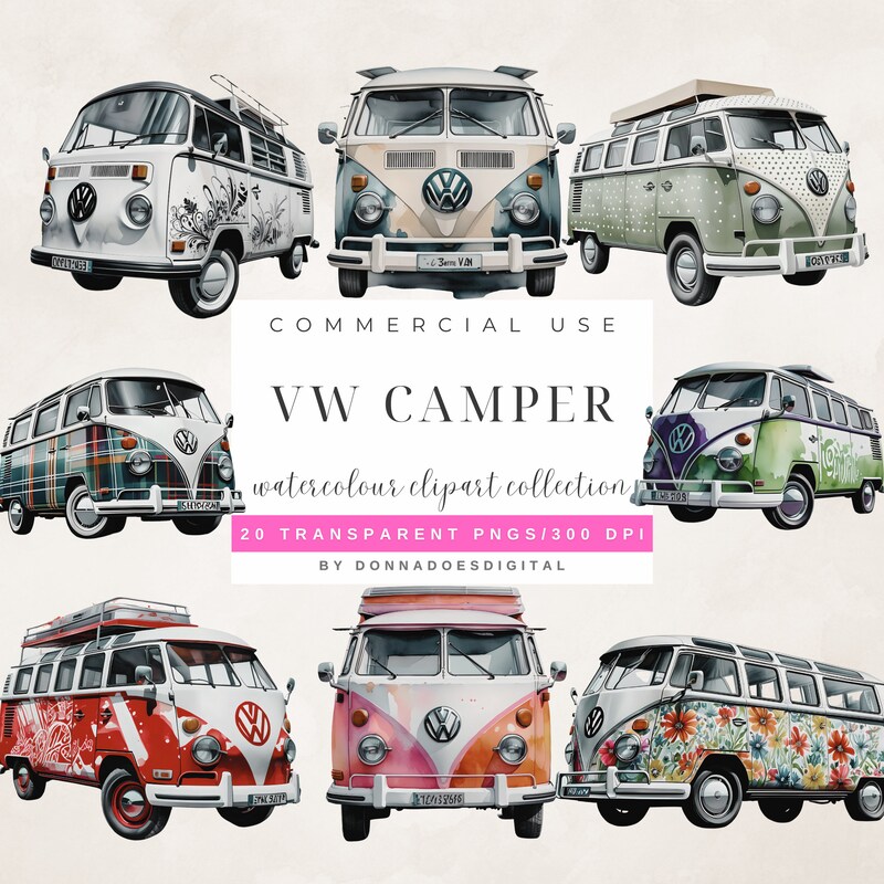 Vw Bus Card - Etsy