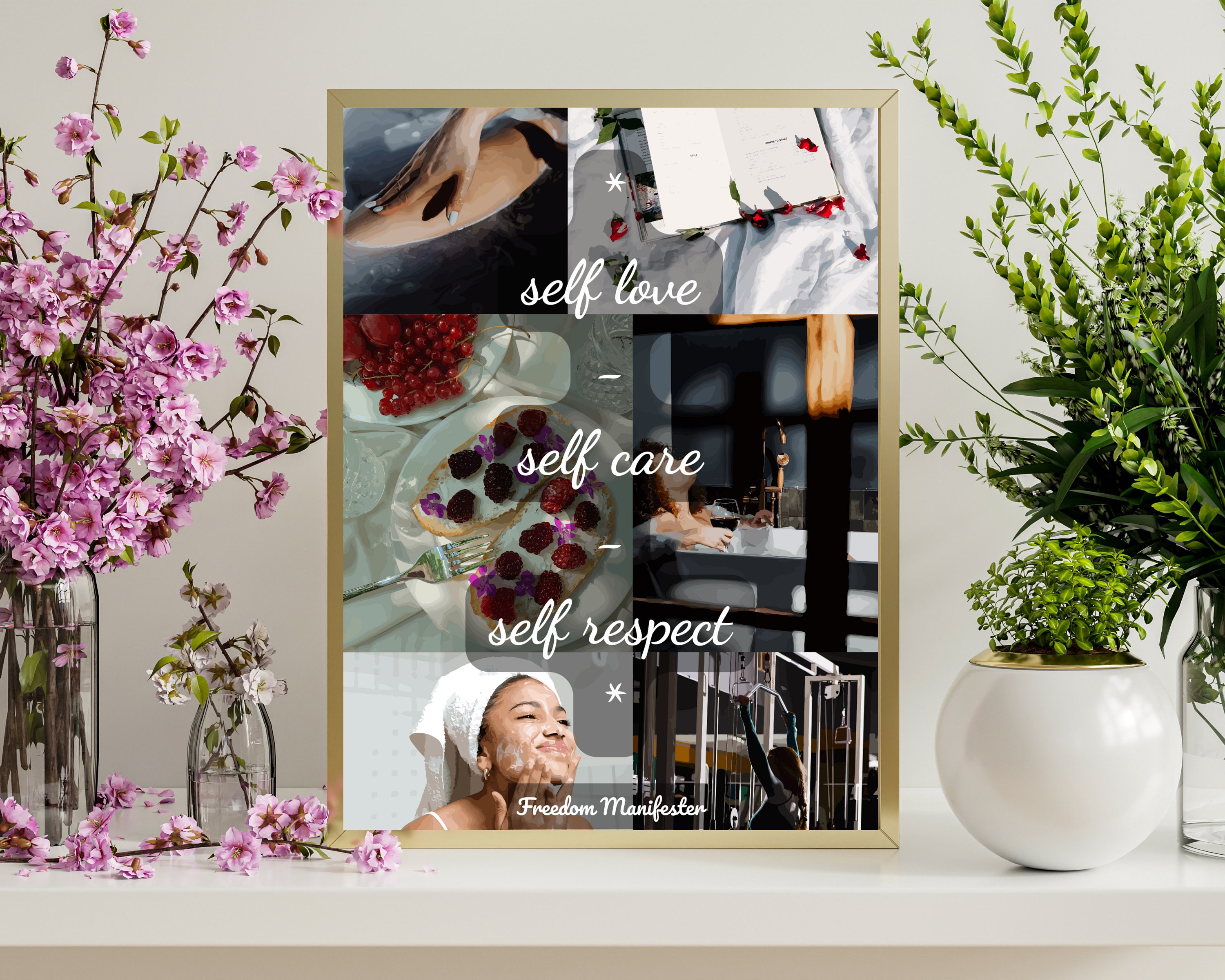 Printable Poster Digital Download Positive Affirmations for Woman Self ...