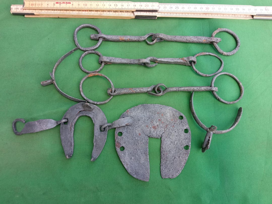 Antique Horse Harness Elements, Hand-forged 16th Century England - Etsy