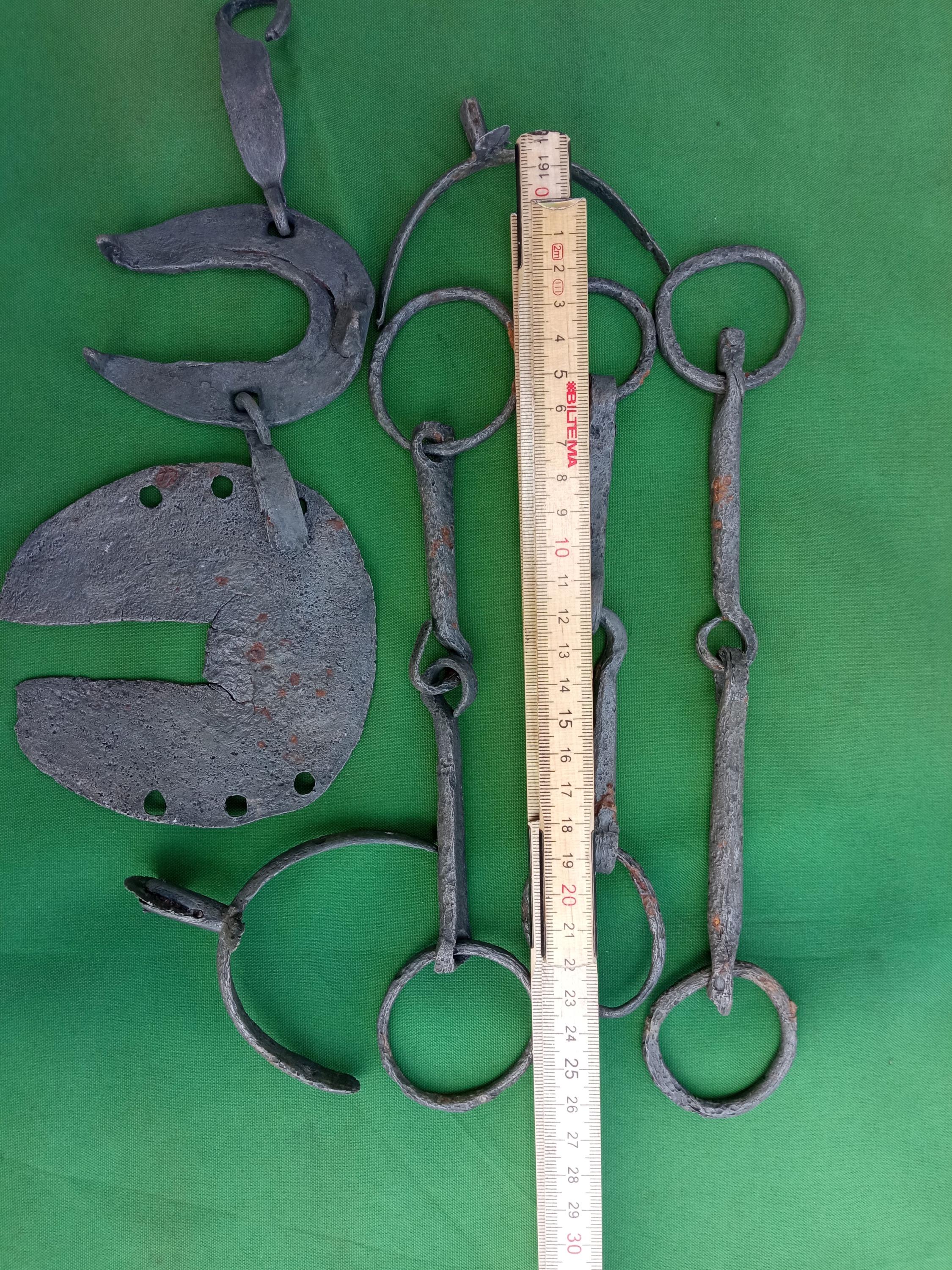 Antique Horse Harness Elements, Hand-forged 16th Century England - Etsy