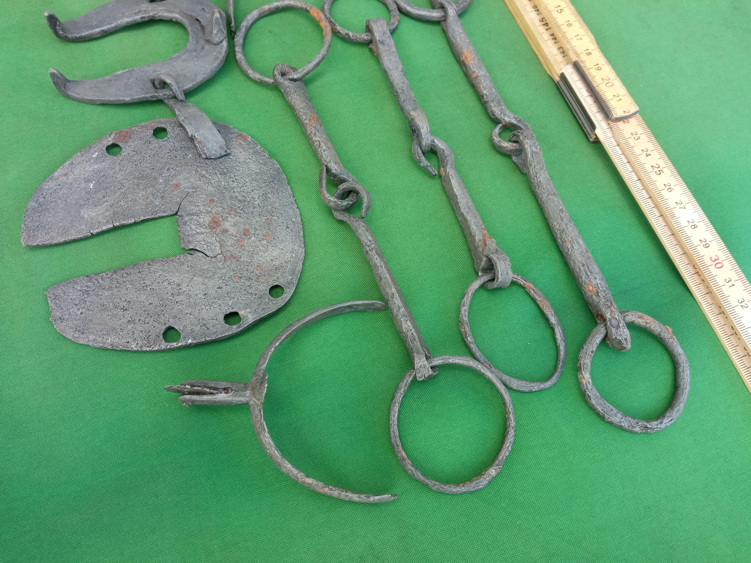 Antique Horse Harness Elements, Hand-forged 16th Century England - Etsy