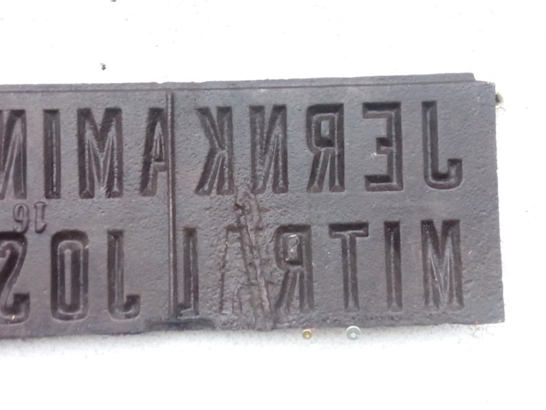 Swedish Iron Advertisement for a General Store - Etsy