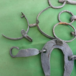 Antique Horse Harness Elements, Hand-forged 16th Century England - Etsy