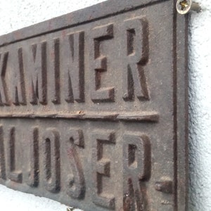 Swedish Iron Advertisement for a General Store - Etsy