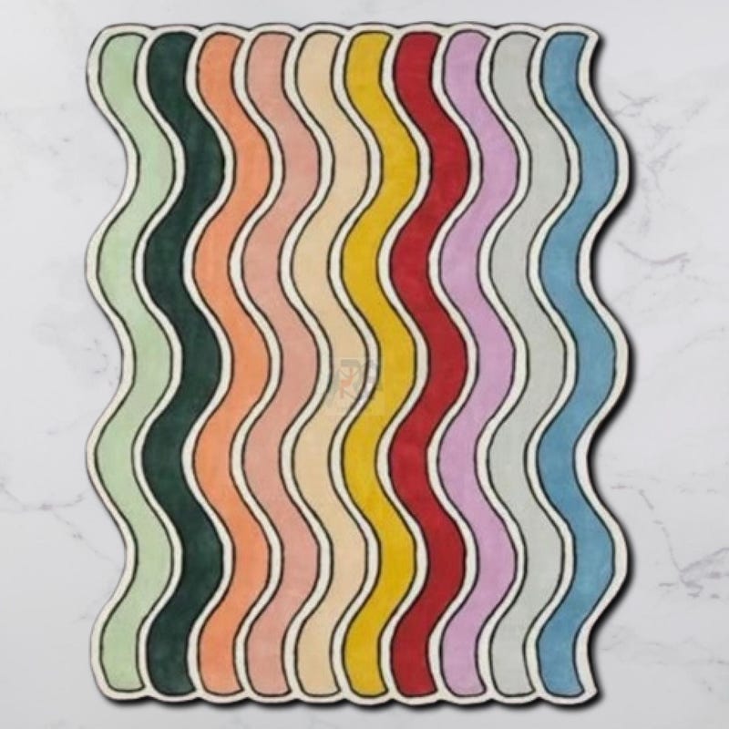 Wavy Rug - Etsy