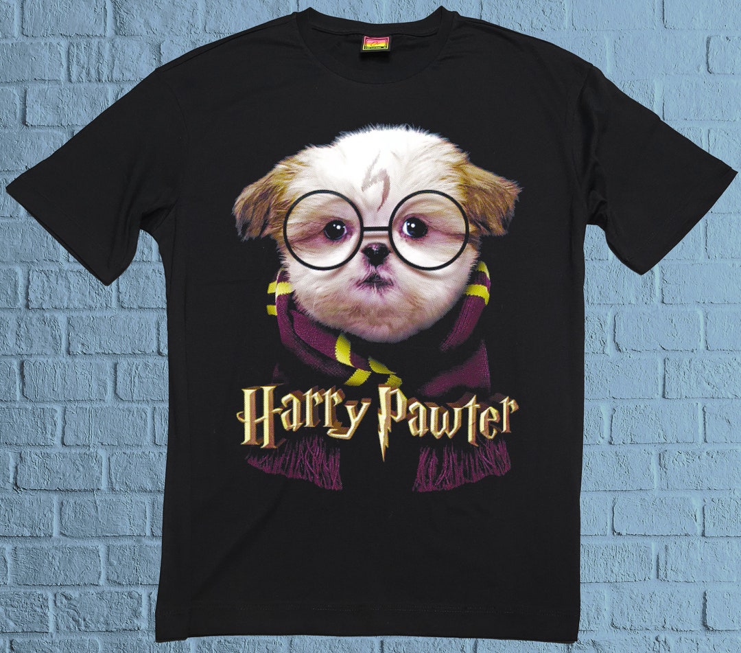 Harry Pawter' Street Wear Style Oversize Handcrafted Tshirt - Etsy