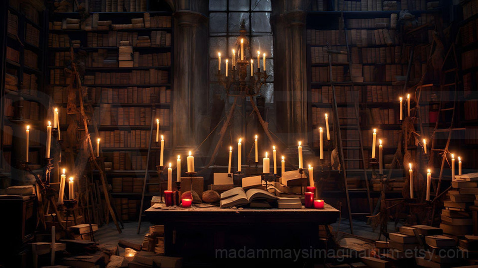 Book Club Bundle ANIMATED BACKGROUND | Literary Themed HD Virtual ...