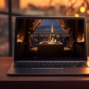 A Romantic Night in Paris ANIMATED BACKGROUND | A Parisian Valentine's ...