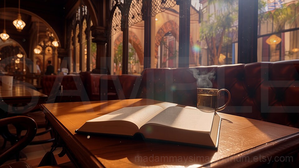 Book Club Bundle ANIMATED BACKGROUND Literary Themed HD Virtual ...