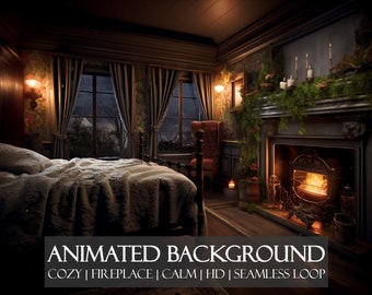 Cozy Room Animated Background - Etsy
