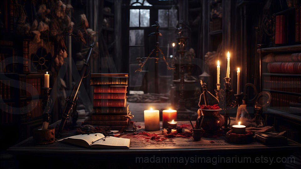 Witchcraft Bundle ANIMATED BACKGROUND Magic HD Virtual Backdrops in ...