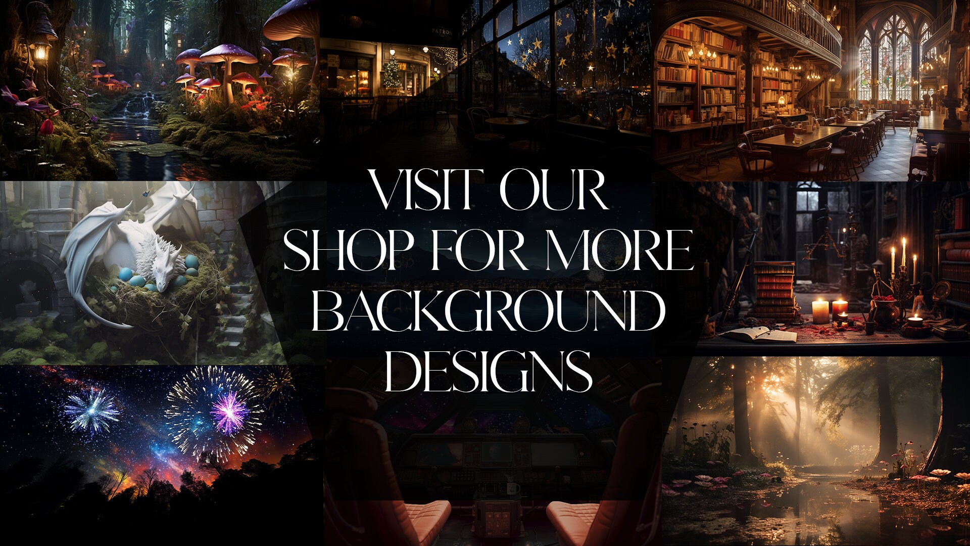 The Dragon's Treasure ANIMATED BACKGROUND Fantasy Dungeon Backdrop ...