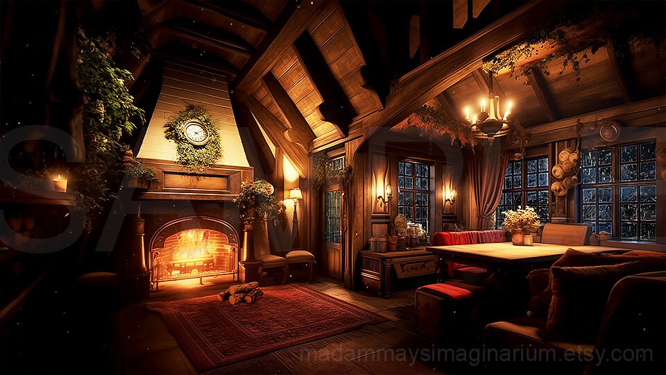 A Cozy Pub ANIMATED BACKGROUND | Cottage Core Backdrop, Perfect for ...