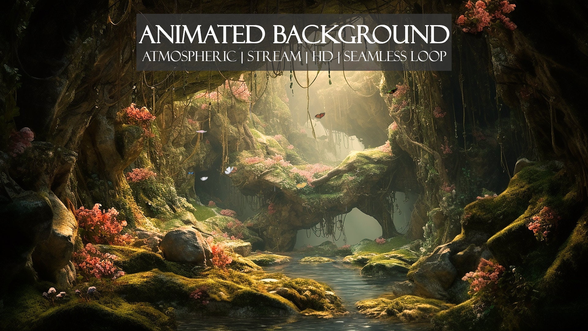 The Hidden Glen ANIMATED BACKGROUND Transform Your Streams and Zoom ...