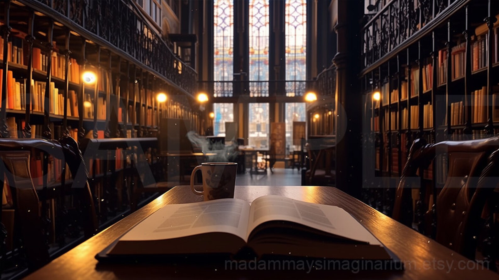 Book Club Bundle ANIMATED BACKGROUND | Literary Themed HD Virtual ...