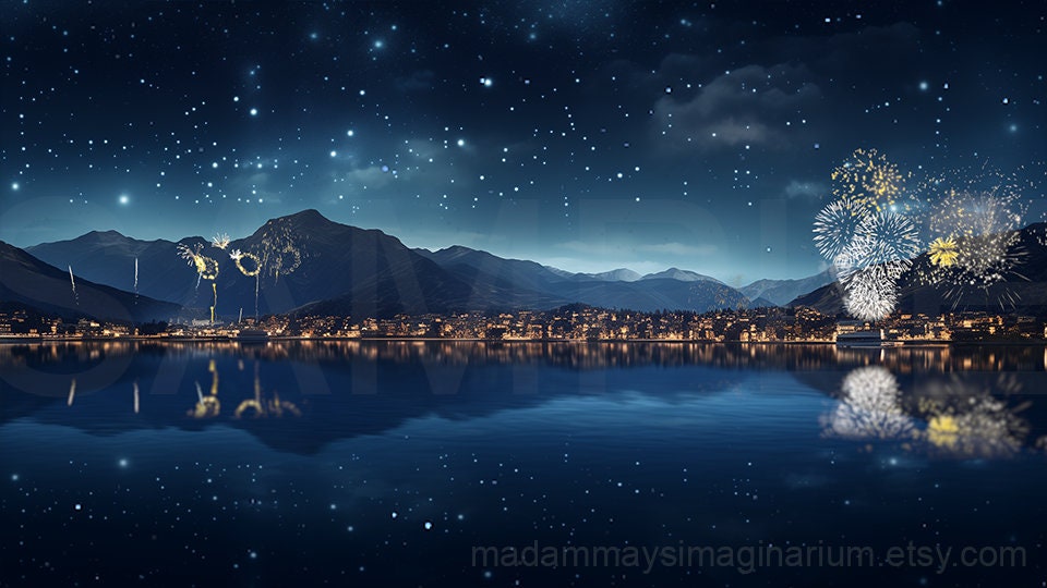 Distant Fireworks ANIMATED BACKGROUND | HD | Seamless Loop | MP4 | Zoom ...