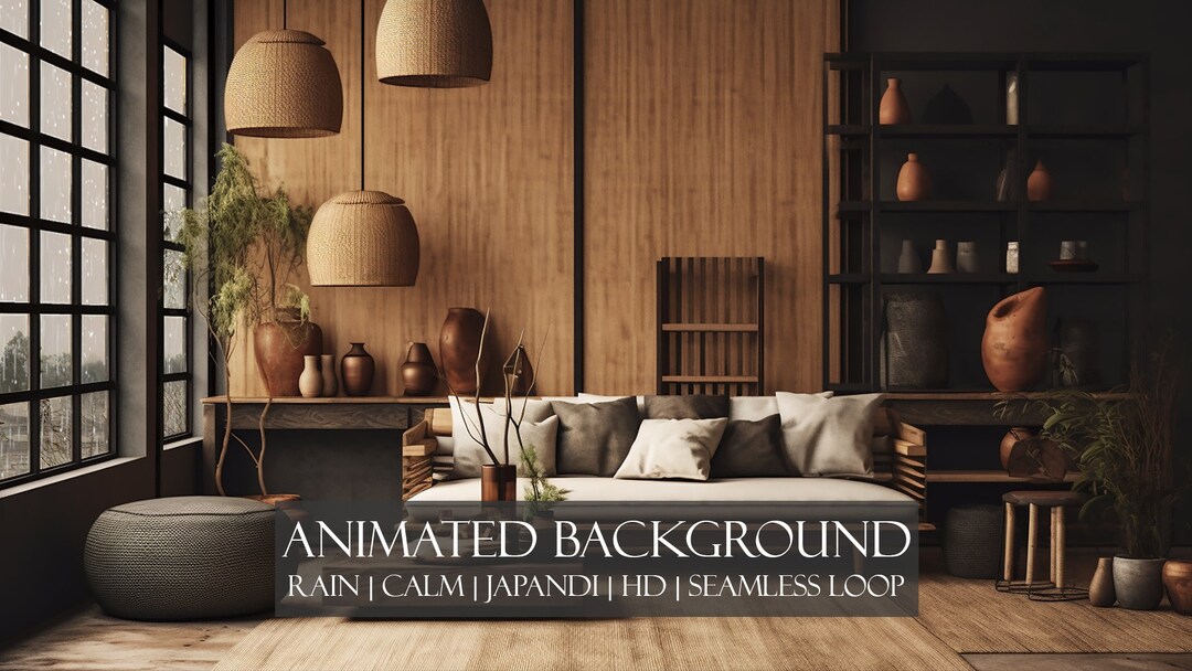 Cozy Livestream Animate Background, Calming Twitch Overlay, Vtuber ...