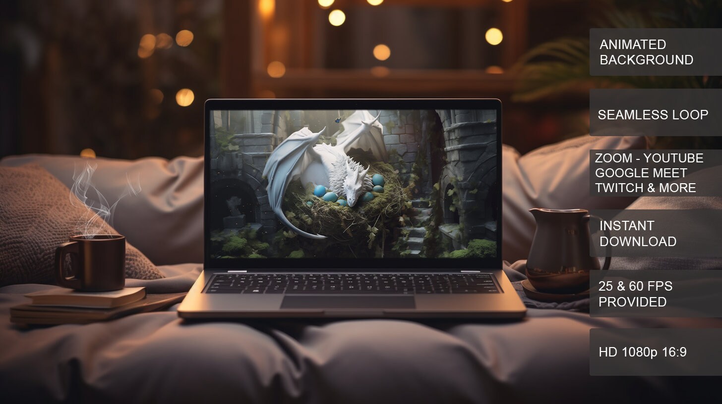 Fantasy Bundle ANIMATED BACKGROUND Virtual Backdrop Perfect for Stream ...