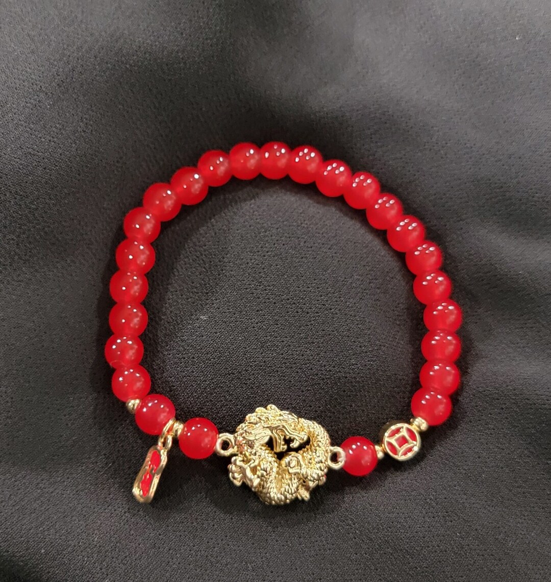 Year of the Dragon Bracelet Chinese New Year - Etsy