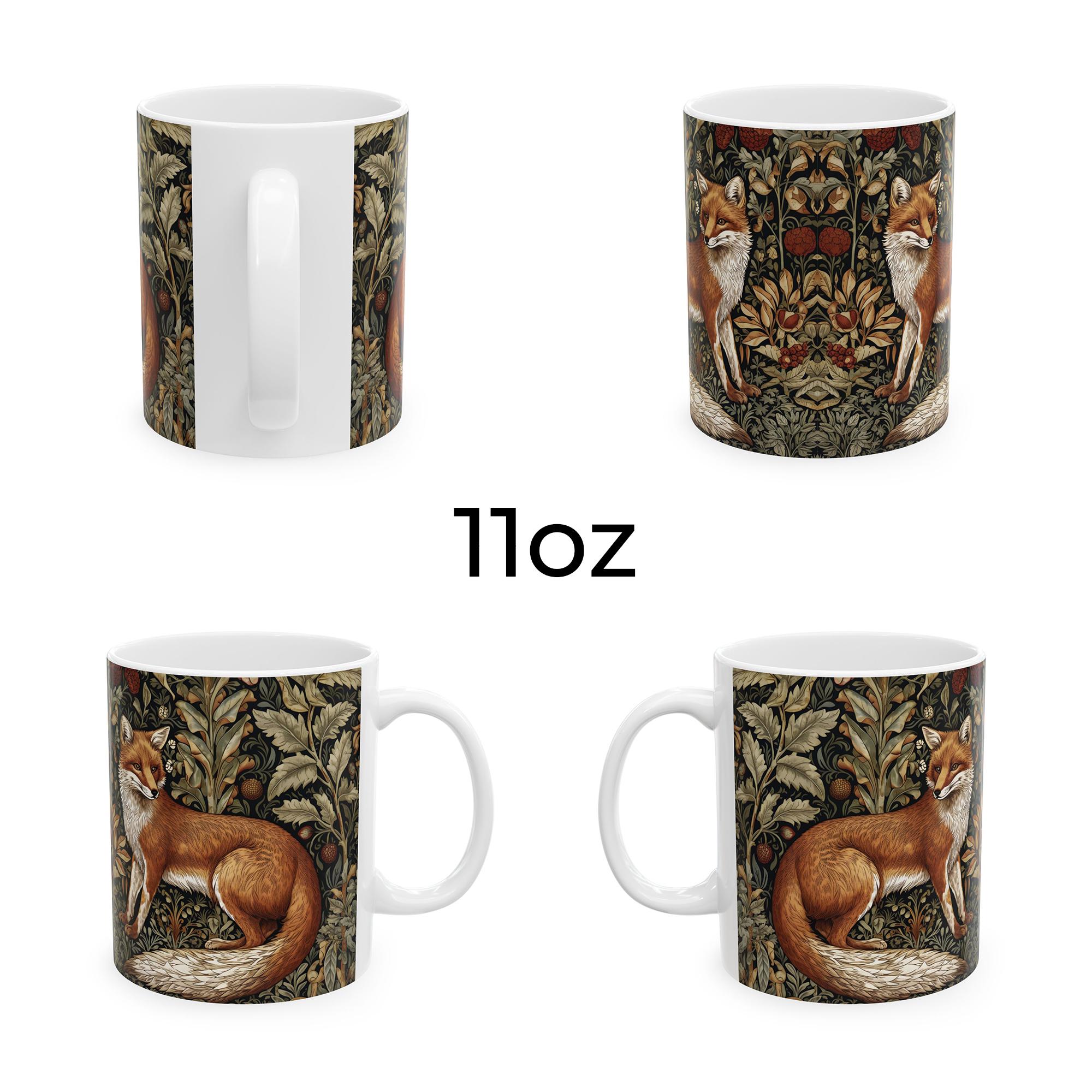 William Morris Mug Fox in the Forest High Quality Print Fox Cup William ...