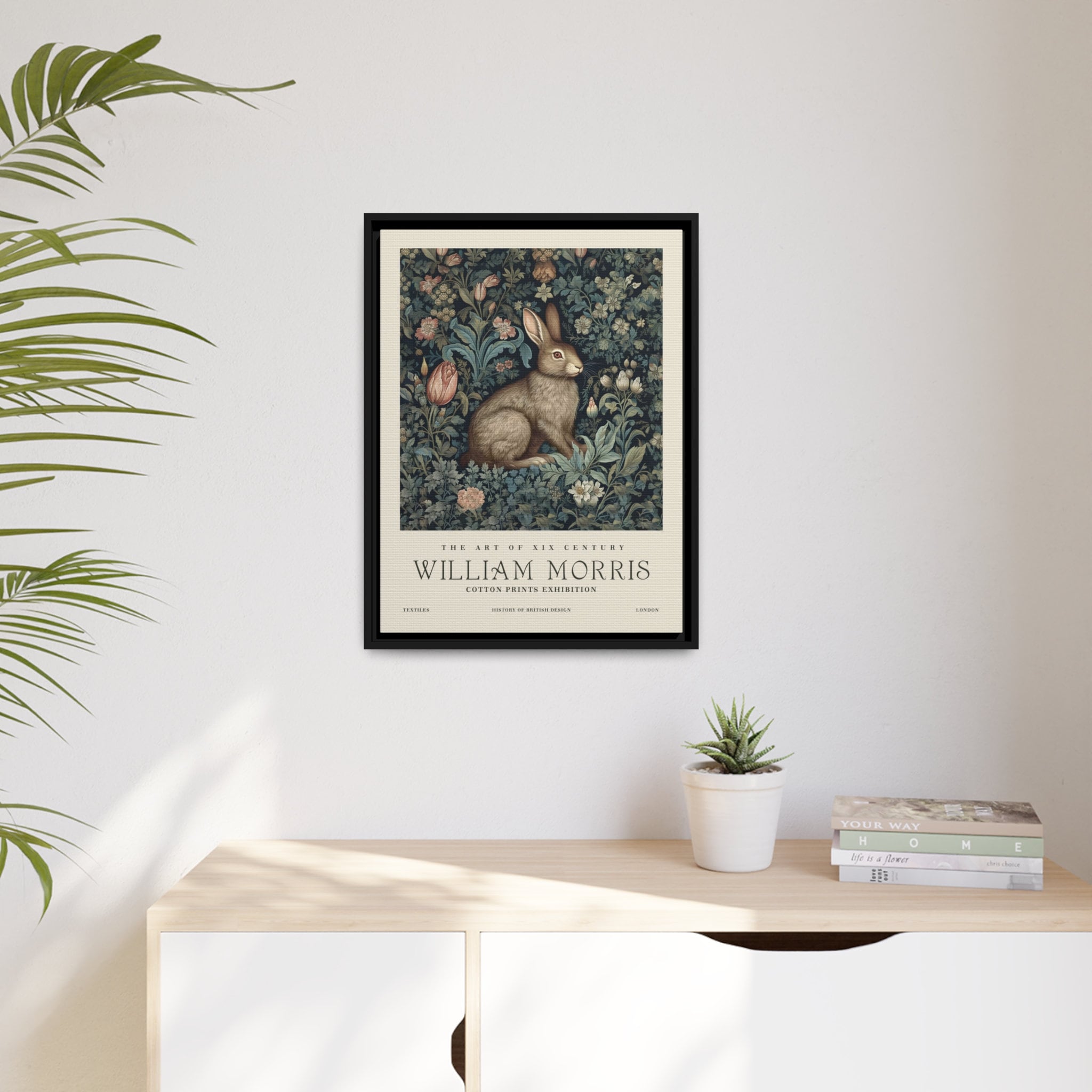 William Morris Canvas Print | Rabbit in the Forest | High Quality Print ...