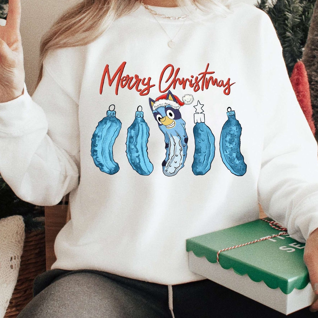 Bluey Pickles Family Christmas Tshirt Bluey Movie Lover - Etsy