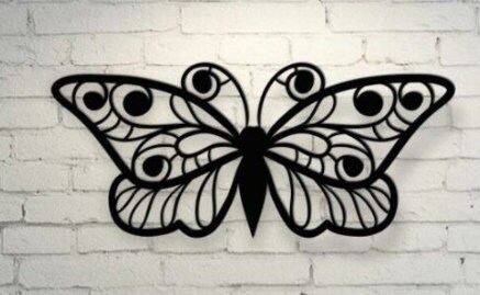 Laser Cut Files Butterfly Panel Cnc Butterfly Svg Wall Panel - Etsy