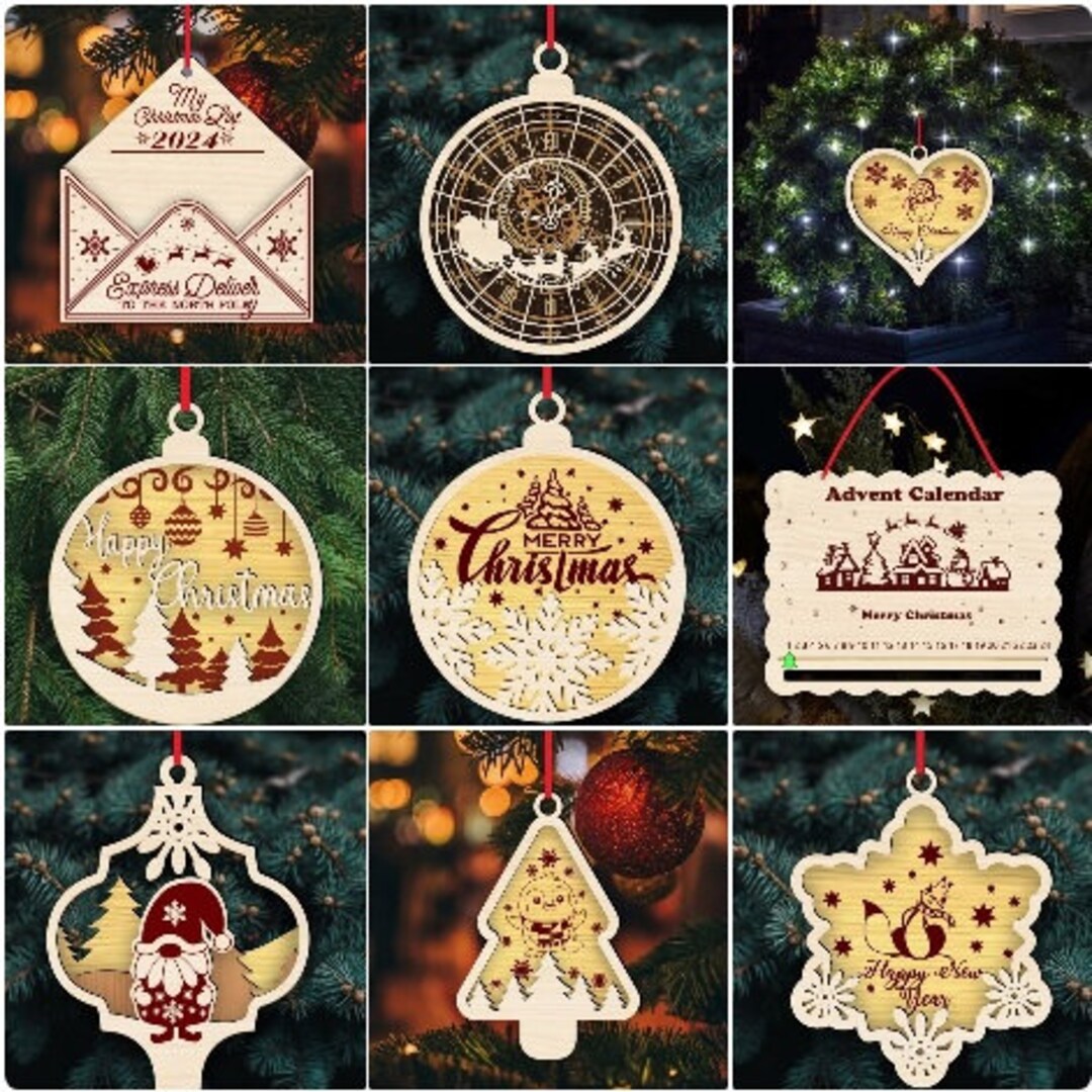 Laser Cut File Christmas Cnc Christmas Toys Svg Christmas Toys Cnc DXF ...