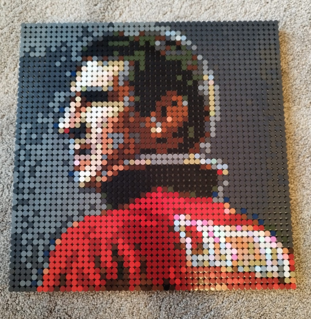 Eric Cantona Lego Dot Art - Etsy UK