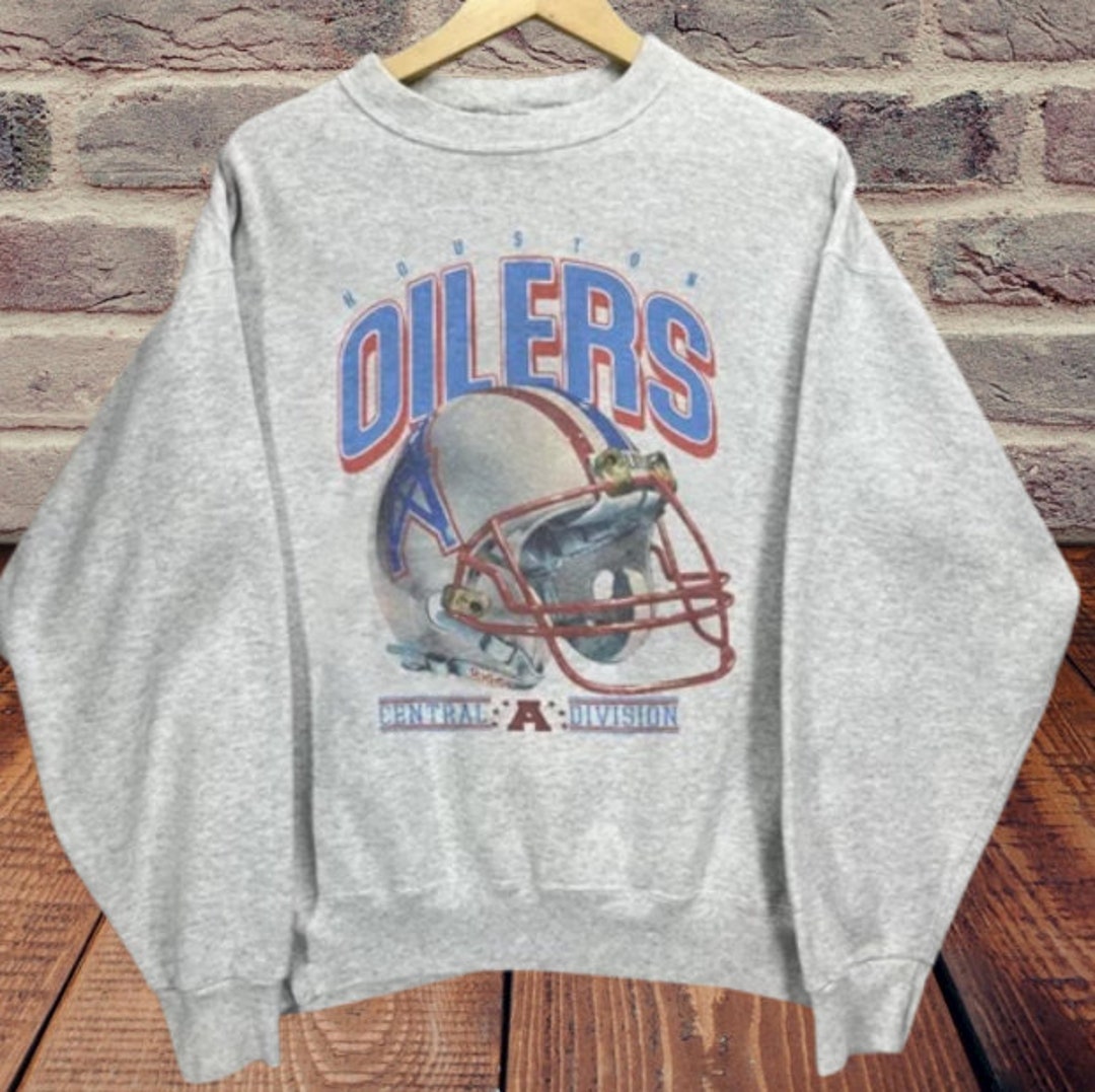 Vintage Houston Oilers Helmet Football Sweatshirt Houston - Etsy