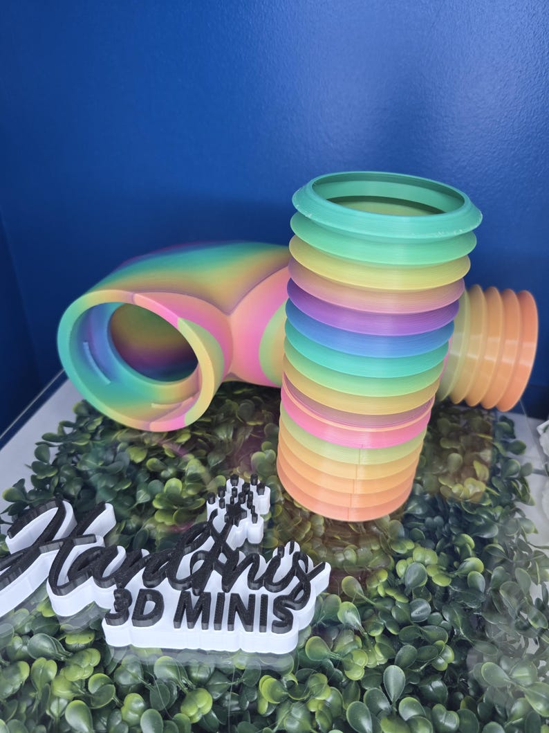 Pipe Climbers - Hide - Enrichment - Hermit Crabs - Snakes - Hamster ...