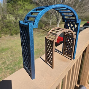 3D Printed Arbor - Bridge - Lattice - Enrichment - Etsy