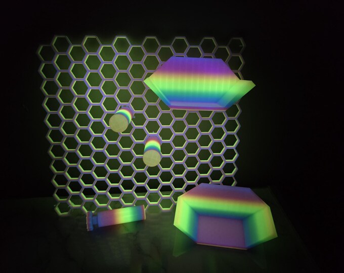 3D Printed Honeycomb Wall Enrichment Climber for Hermit Crabs. - Etsy