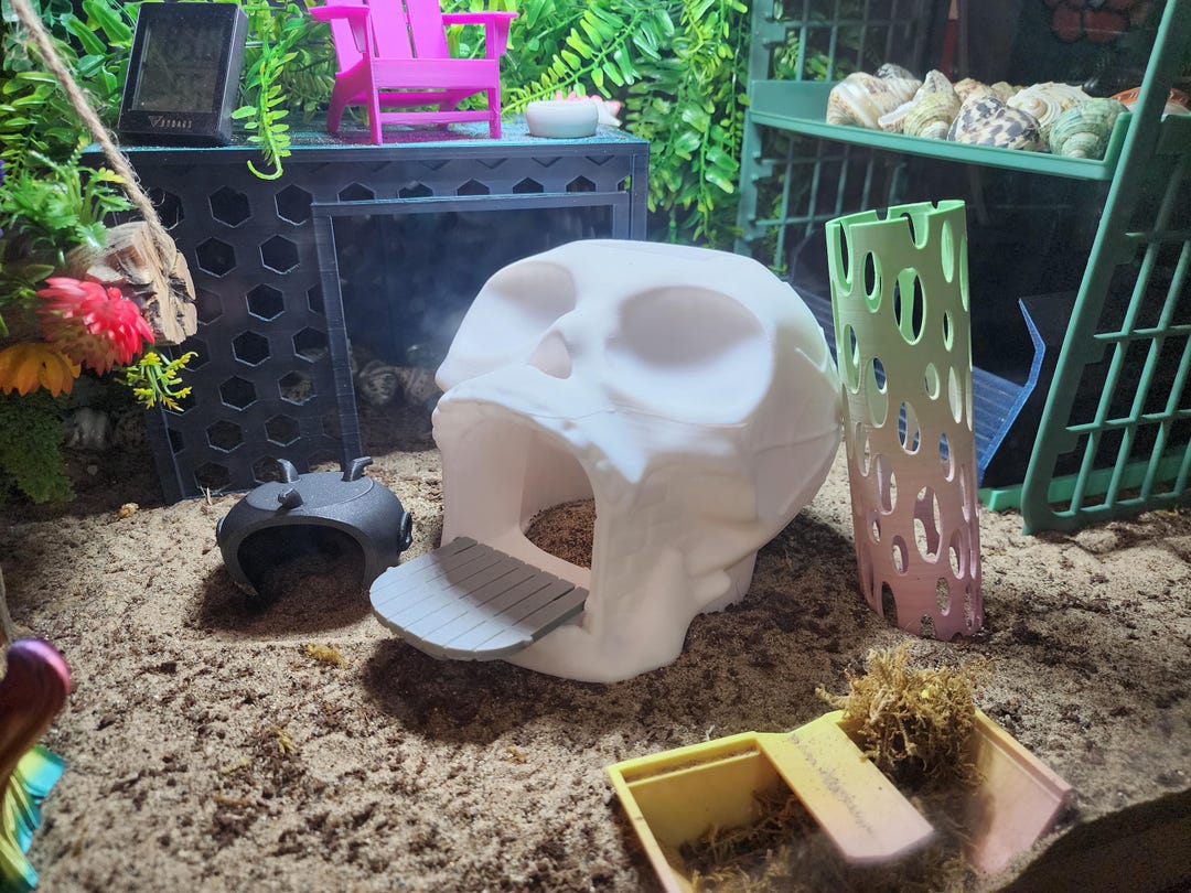 Skull Hide Hut Halloween Spooky - Etsy