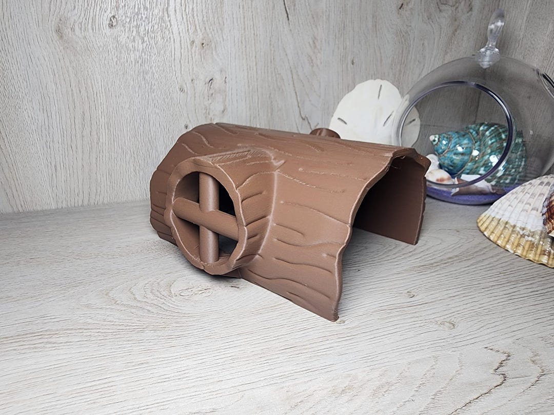 Log Hide Hermit Crabs, Snakes, Turtles, Gecko, Spider, Axolotl - Etsy