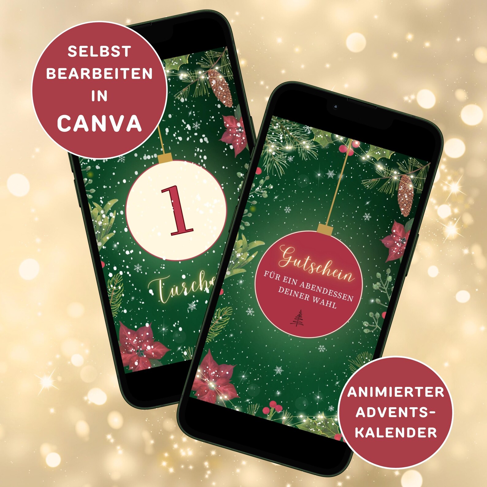 Digital Advent Calendar Customizable Whatsapp Advent Calendar Video ...