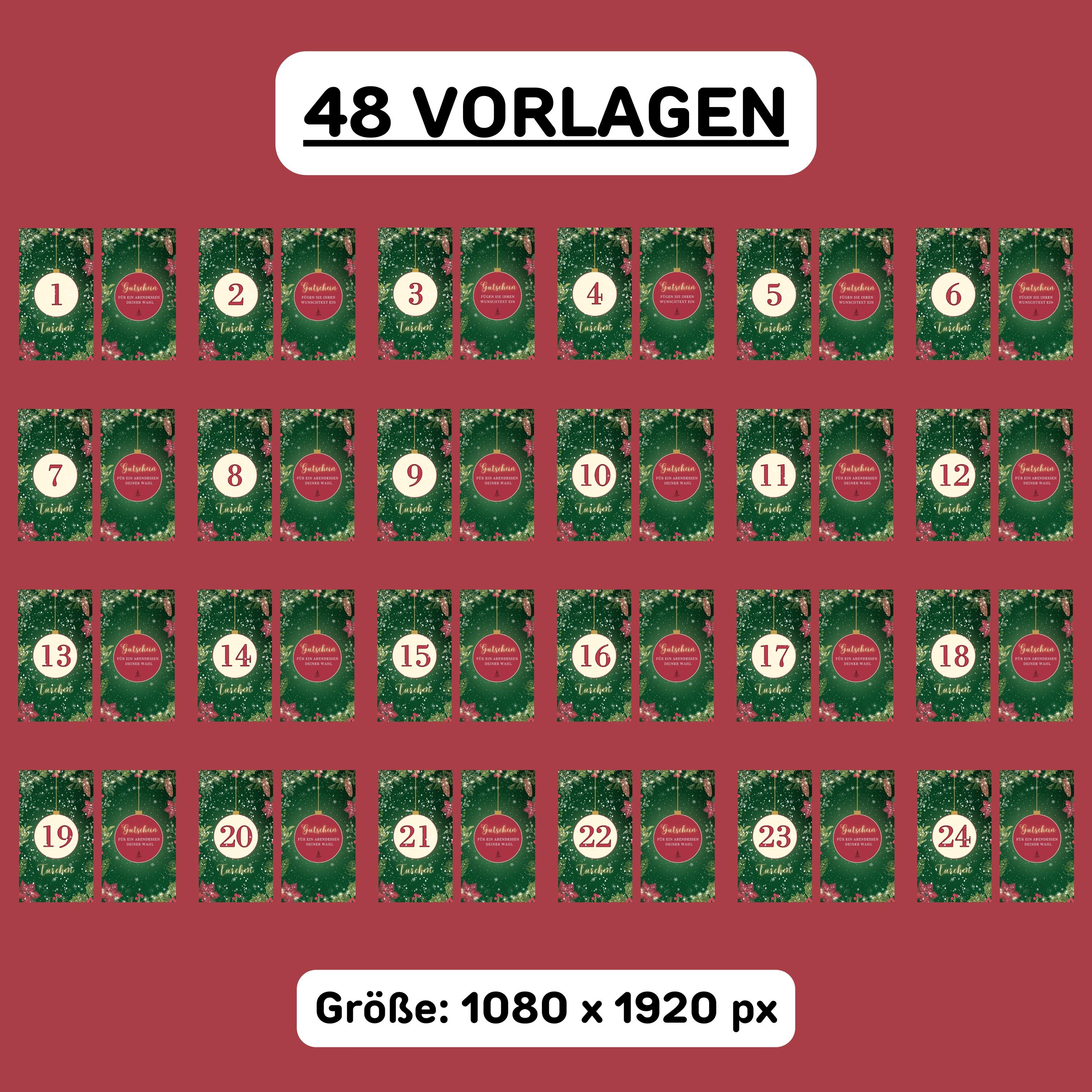 Digital Advent Calendar Customizable Whatsapp Advent Calendar Video ...