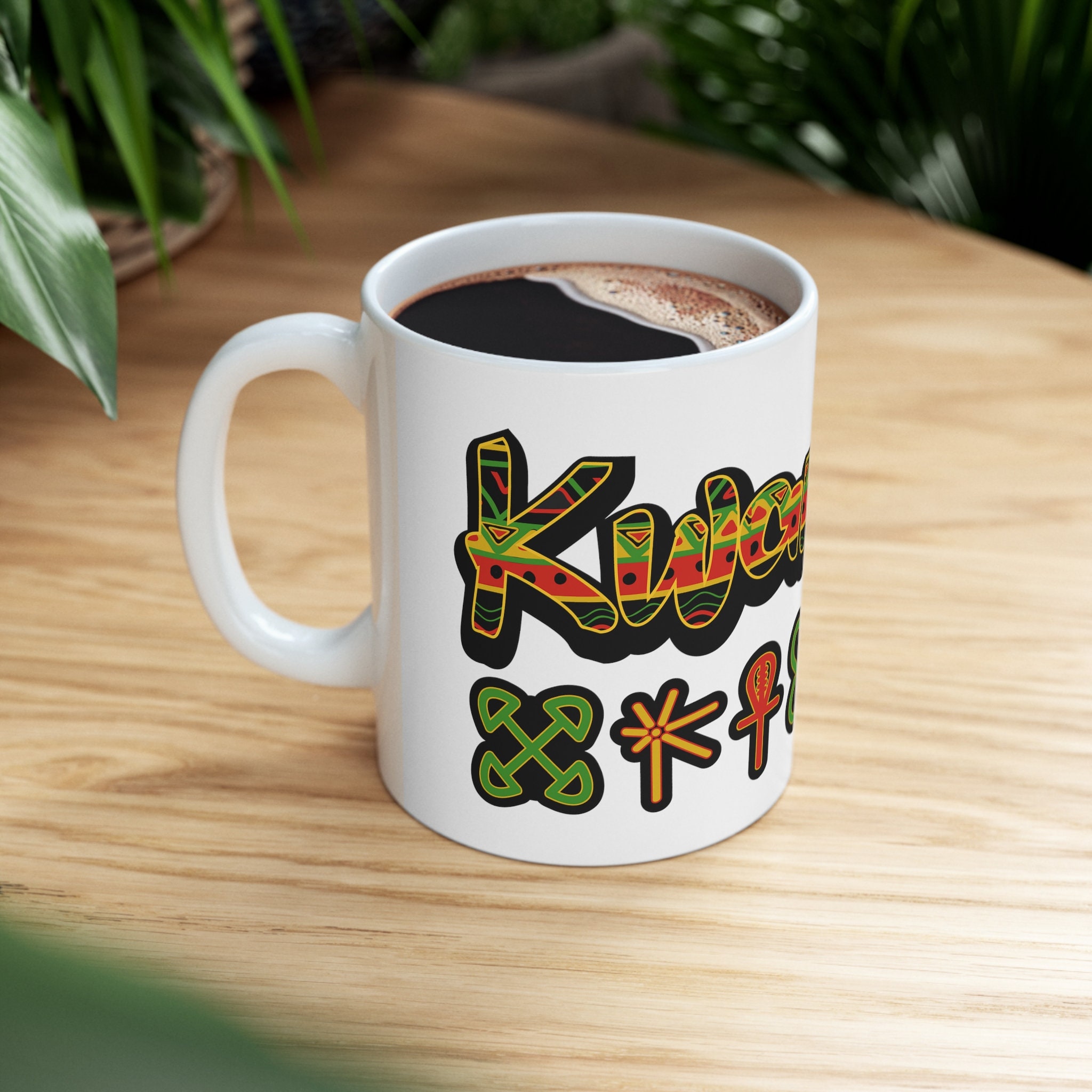 Kwanzaa Coffee Cup, White Ceramic Mug 11oz - Etsy
