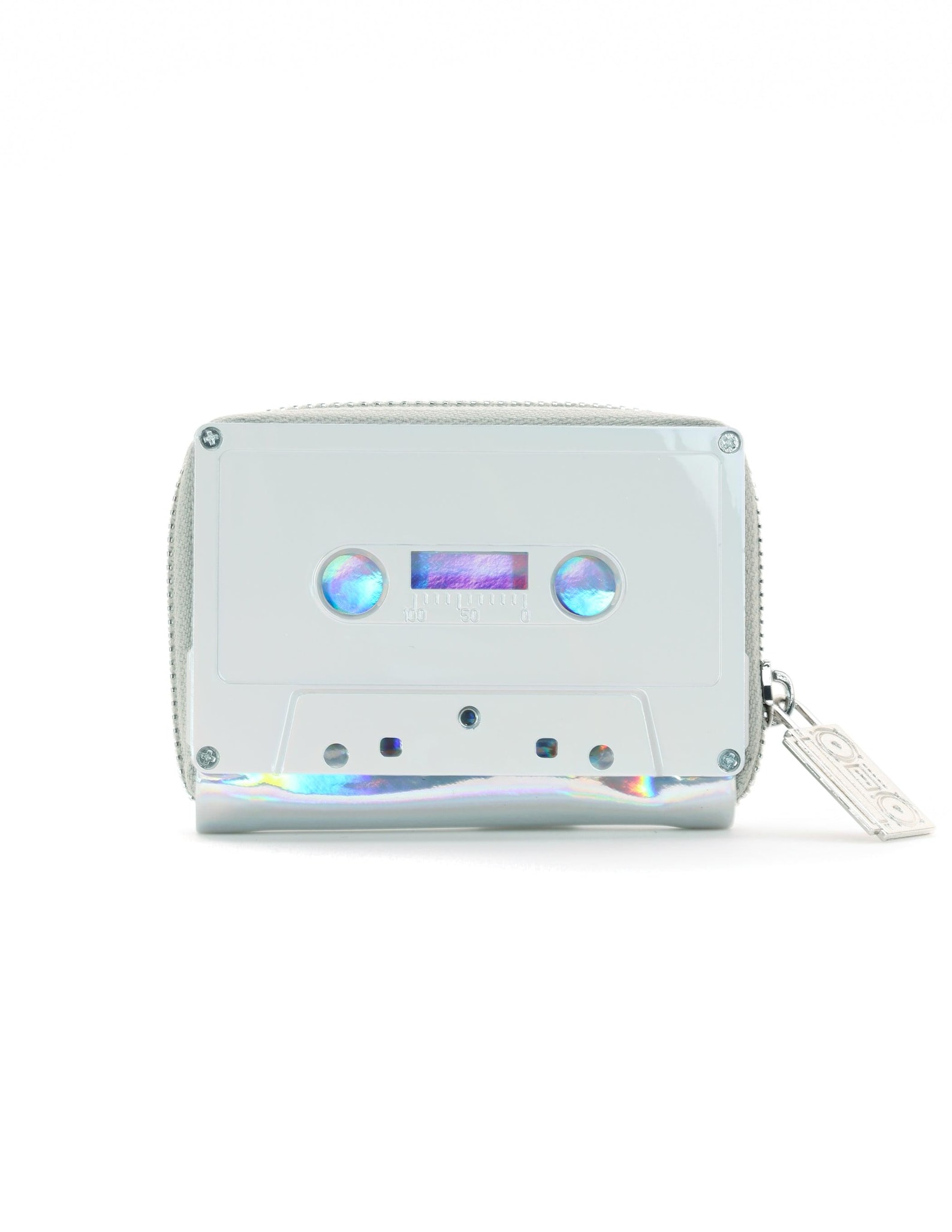Cassette Wallet Retro Mixtape: Electro Silver Chrome - Cute Womens ...
