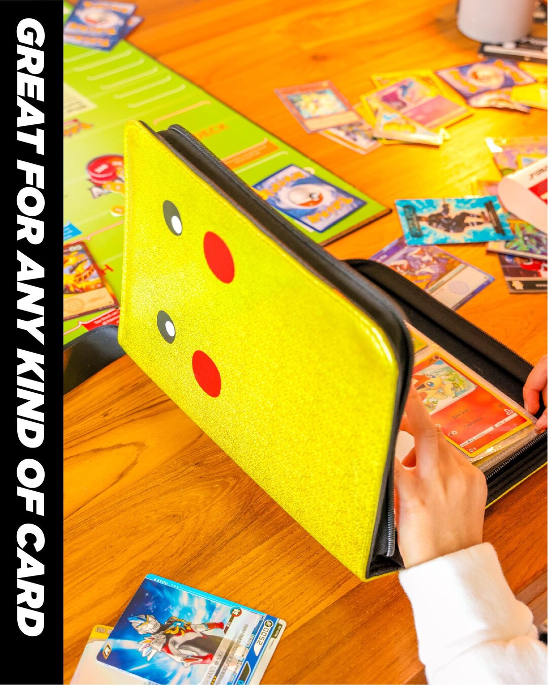 Trading Card Binder Pokemon Card Binder Kawaii Photocard Binder Cute ...