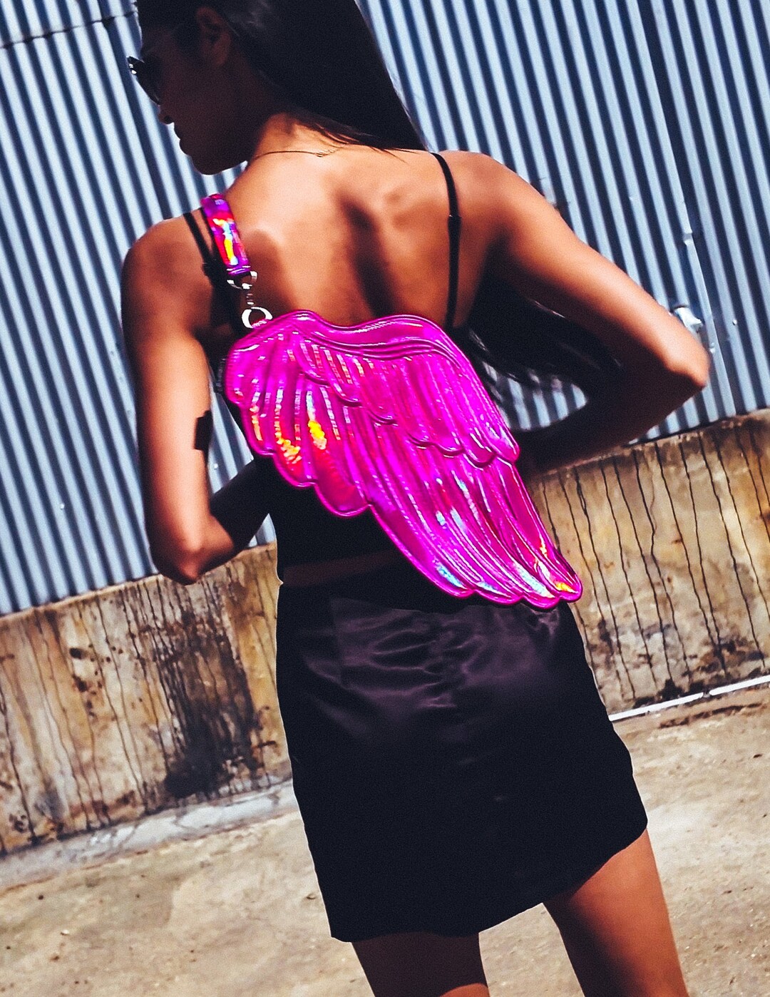 Wing Backpack | Wing Clutch Bag | Wings Quiver Shoulder Bag | Rave ...
