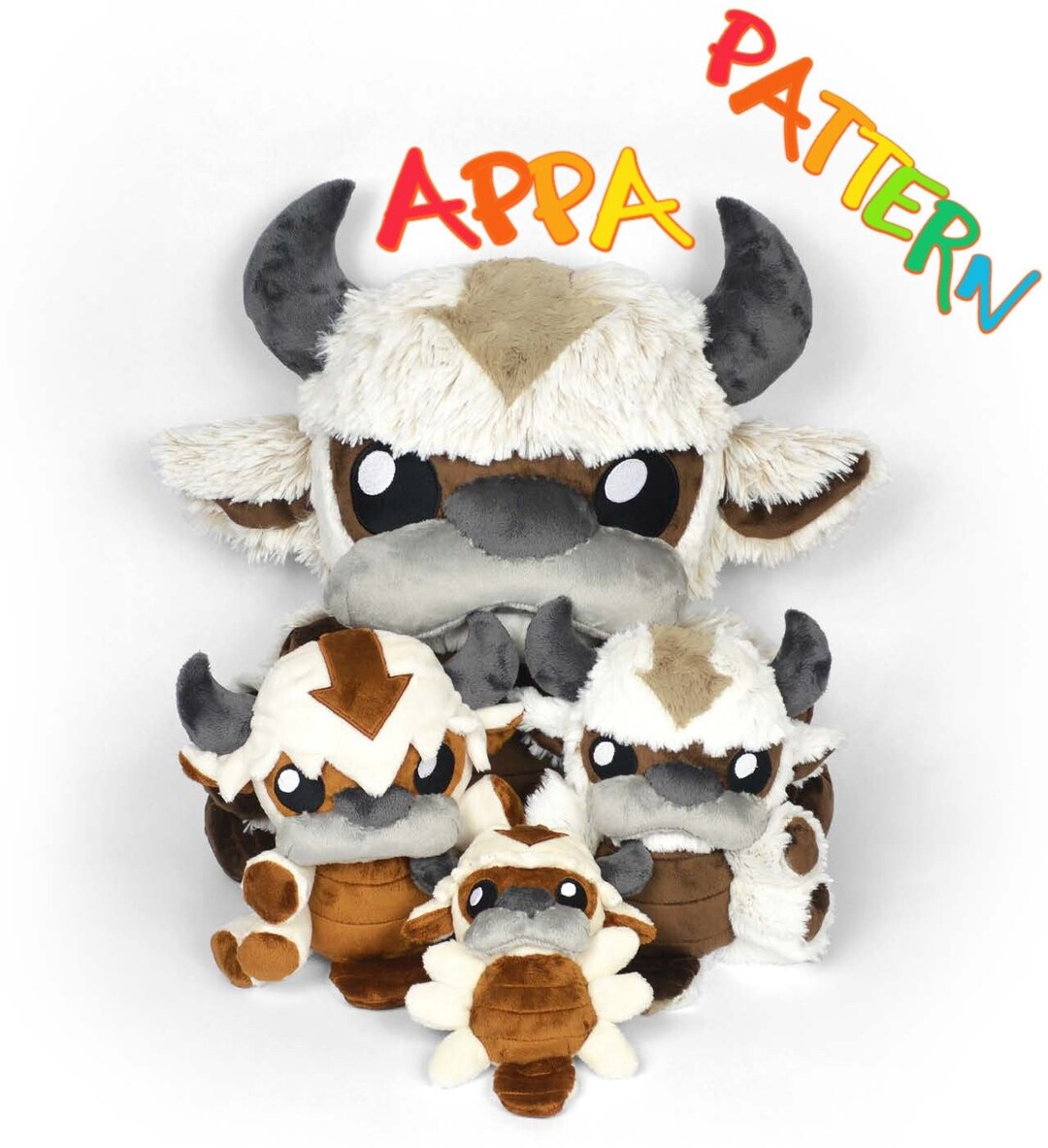 Avatar Appa Plush Pattern Avatar the Last Airbender Plush - Etsy