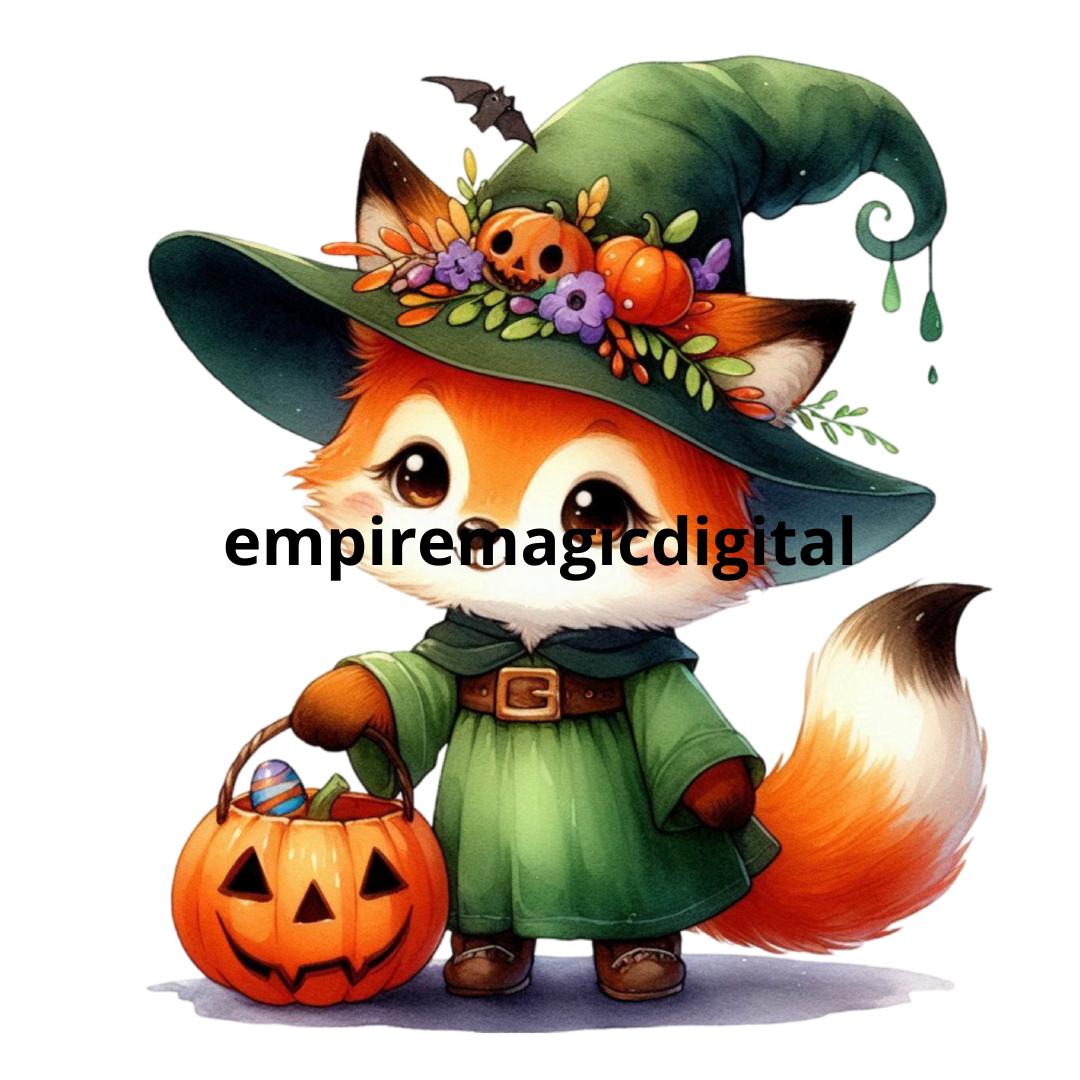 Cute Animals, Halloween PNG, Halloween for Kids, Halloween Graphics ...