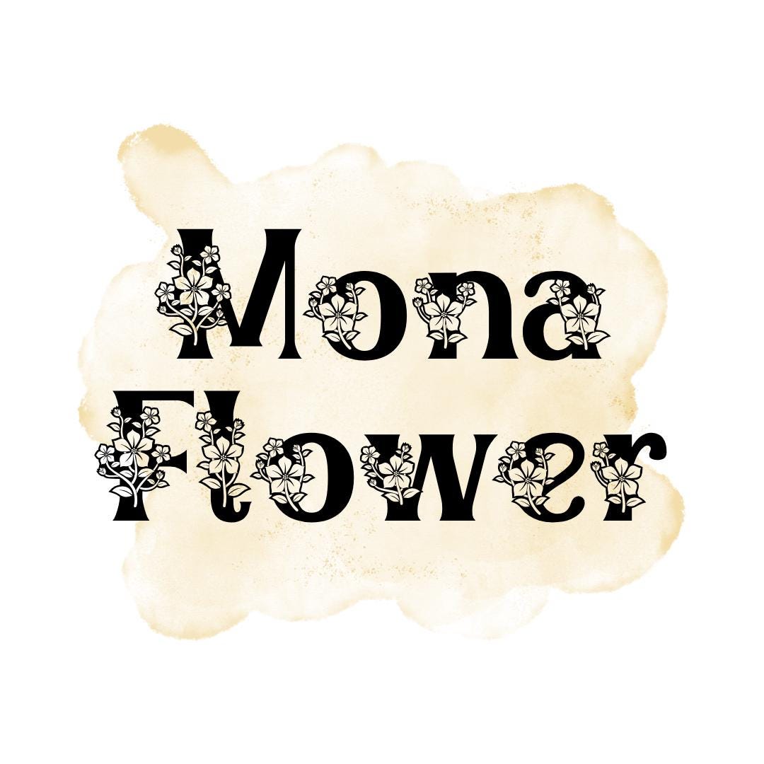 Flower Fonts, Cute Fonts, Fonts for Cricut, Procreate Font, Floral ...