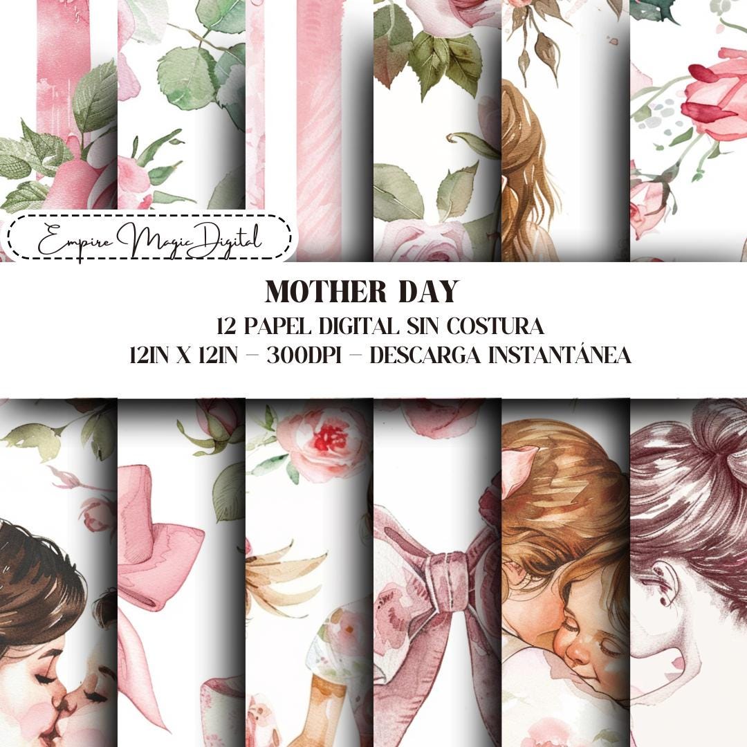 Seamless Pattern, Digital Paper, Digital Scrapbooking, Printable Paper ...