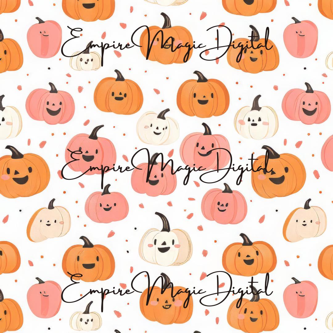 Seamless Pattern, Scrapbook, Halloween Digital Paper, Halloween ...